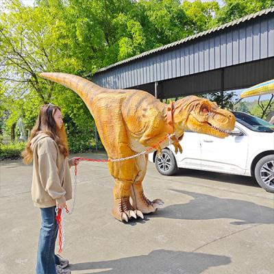 China Christmas Celebration Interactive Silicone Rubber Dinosaur Costume Animatronic for sale