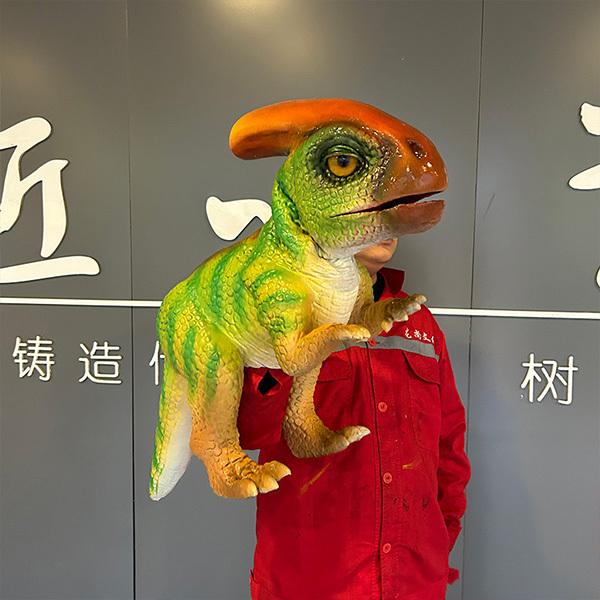 Quality Event Interactive Silicone Rubber Full Body Dinosaur Puppet Animatronic Hand Props for sale
