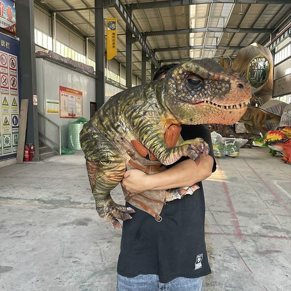 Quality Handmade Silicone Rubber Hand Control Realistic Dinosaur Puppet Animatronic for sale