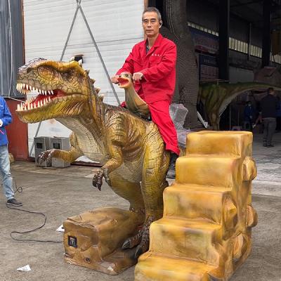 China Kids Entertainment Animatronic Dinosaur Ride Electric Coin Operated for sale