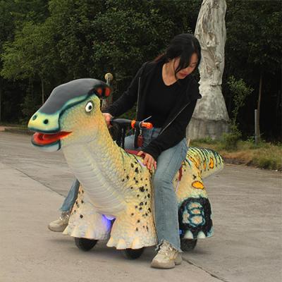 China Electric Kid Ride Scooter Walking Dinosaur Ride Robot Battery Cart for sale