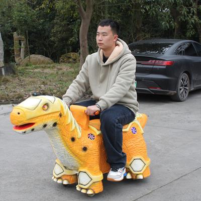 China Mechanism Battery Powered Ride Kids Motorized Dinosaur Walking Scooter Waterproof for sale
