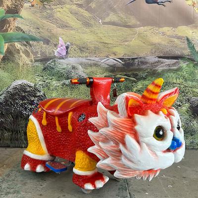 China Custom Cute Interactive Play Animatronic Ride On Animal Scooter Coin Operated for sale