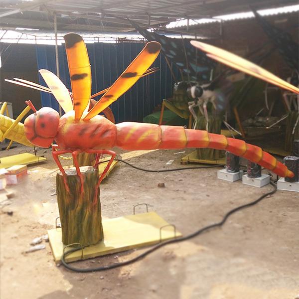 Quality Outdoor Botanical Garden Giant Simulation Robot Animatronic Insects Model Rust Proof for sale