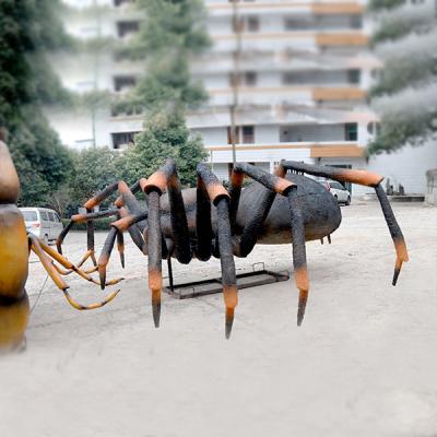 China Hug Bugs Animated Insects Decoration Giant Animatronic Spider Exhibition Model for sale