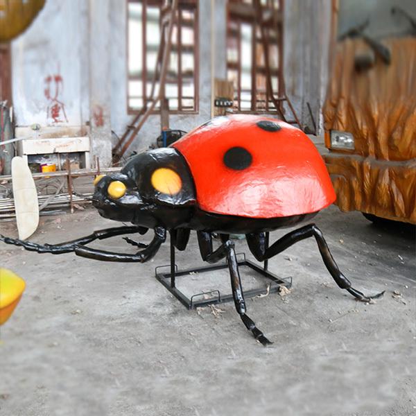 Quality Large Scale Lifeliek Simulation Animatronic Insects Model Animatronic Beetle for sale
