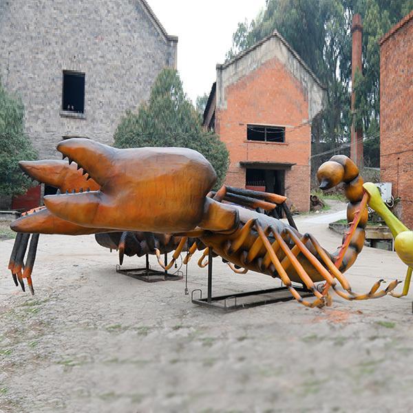 Quality Insect Theme Park Giant Simulation Robotic Animatronic Bug Scorpion Model for sale