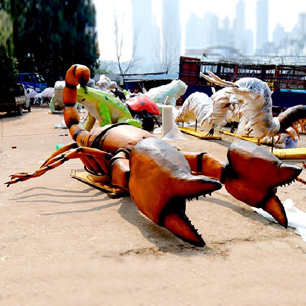 Quality Insect Theme Park Giant Simulation Robotic Animatronic Bug Scorpion Model for sale