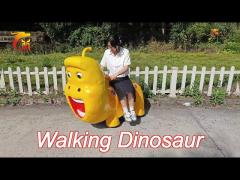 kids scooter coin operated electric animatronic walking dinosaur ride car