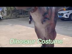 lifelike performance walk in dinosaur costume hidden legs for adult