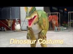 holiday attraction walking cosplay dinosaur costume simulated
