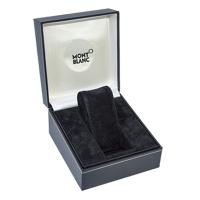 China Lid Hinged Base With Extend Flap Handmade Watch Box With Flocking Insert​ for sale