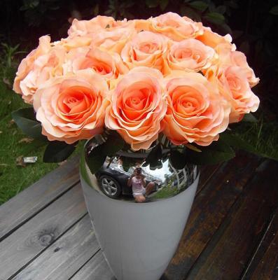 UVG Artificial Velvet Rose Flower Beauty Table Centerpieces Wedding Accessory Indoor