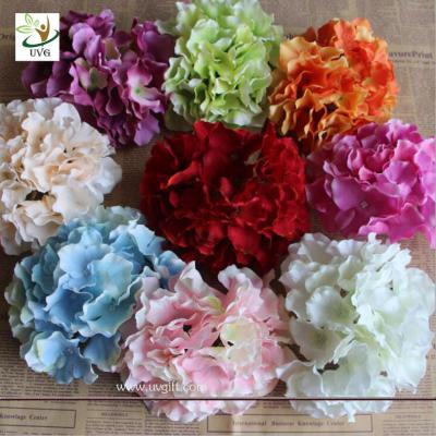 China UVG FBL01 white artificial flower heads in silk hydrangeas for wedding backdrop decoration for sale