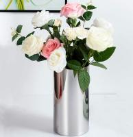 China Custom Stainless Steel Flowerpot High Rust Resistance Metal Planter for Garden Decoration 304 Grade for sale