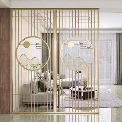 Cina Spessore di metallo Nordic Screens Divider della stanza per la decorazione contemporanea in vendita