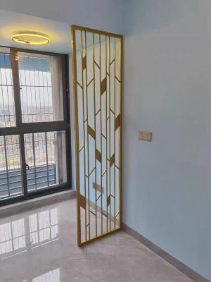 Cina Moderni pannelli metallici decorativi in acciaio inossidabile per divisori di stanza in vendita