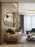 China Customizable Stainless Steel Room Divider Screen XGR01 3mm Thickness Indoor Decorative Metal Panel for sale