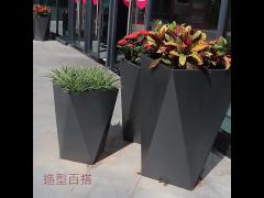 Large Rectangular Planter Metal Boxes Large Outdoor Garden Flower Pots Metal Boxes Large Outdoor Garden Flower Pots