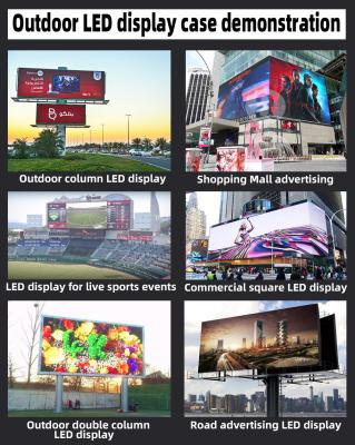 中国 屋外P4 P5 P6 P8 P10は表示画面を導いた導かれた防水固定屋外を広告するためのHDのビデオ壁を導いた 販売のため