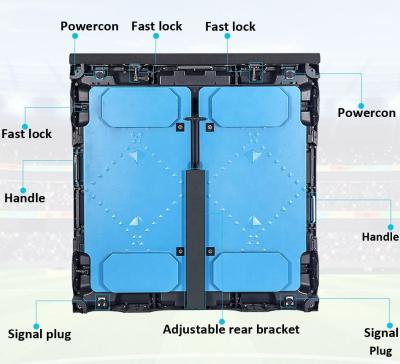Cina il perimetro dell'interno all'aperto dello stadio di football americano di colore pieno degli affitti di 3D P4 P5 P6 P8 P10 ha condotto lo schermo di visualizzazione in vendita