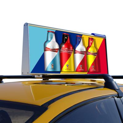 Cina Esposizione di LED di pubblicità superiore di colore pieno del taxi impermeabile all'aperto senza fili di controllo 4G GPS P2.5 in vendita