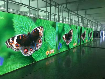 China SPITZEN geregelt installieren Schirm-Eisen-Kabinett LED-Anzeigen-wasserdichte Platte die im Freien HD P5 LED, die LED-Schirm 960x960mm annonciert zu verkaufen