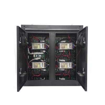 China SPITZEN geregelt installieren Schirm-Eisen-Kabinett LED-Anzeigen-wasserdichte Platte die im Freien HD P5 LED, die LED-Schirm 960x960mm annonciert zu verkaufen