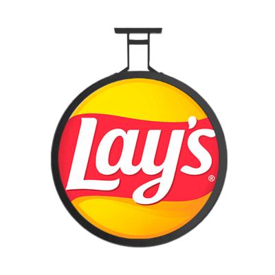 Cina Il deposito all'aperto impermeabile parteggiato doppio di P3 P4 P4.68 intorno alla circolare del cerchio dello schermo di Digital del bordo del segno modella Logo Led Display in vendita