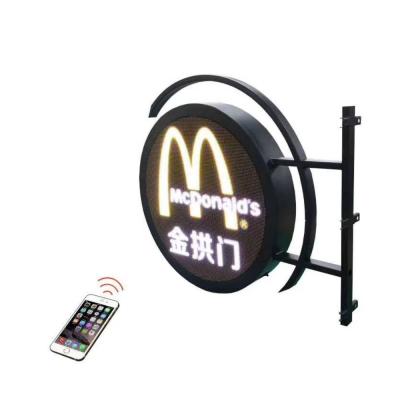 Cina Il deposito all'aperto impermeabile parteggiato doppio di P3 P4 P4.68 intorno alla circolare del cerchio dello schermo di Digital del bordo del segno modella Logo Led Display in vendita