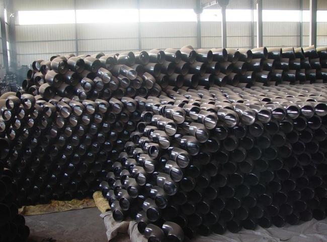 90のdegreeCarbonのASTM A234 Gr. Wpb ANSI B16.9のための鋼鉄肘付属品