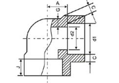 sanitary stainless steel weld Elbow