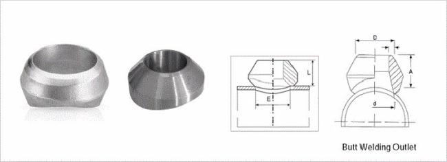 ASTM A105 MSS SP-97 Weldolet class 3000 6000 9000 Forged Fitting Olet Butt Welding Olet