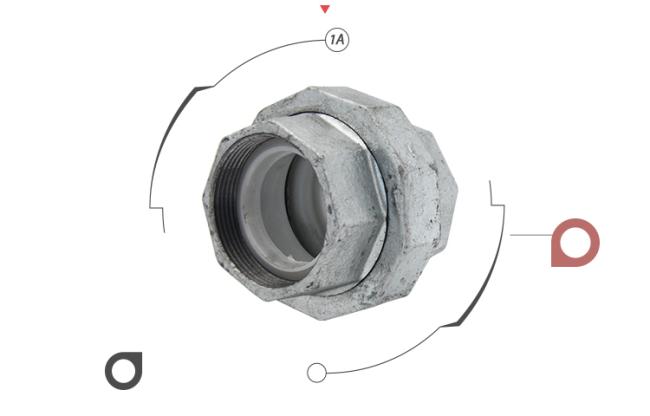 Lining plastic joints pipe fittings union coupling