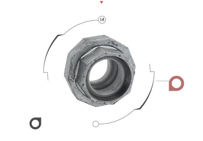 Lining plastic joints pipe fittings union coupling