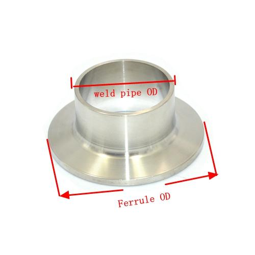 Type SUS 304 de bride d'olive de soudure de tuyau sanitaire tri de bride d'acier inoxydable