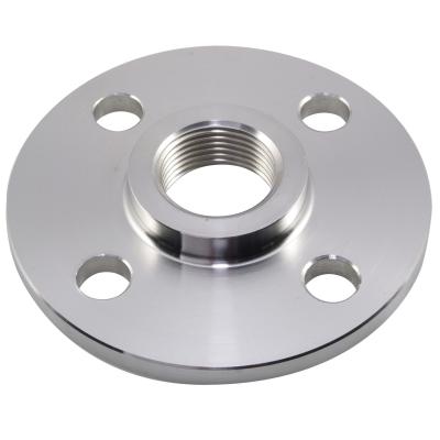 China Forged ANSI B16.5 ASTM A105 A350 Sliver Carbon Steel TH pipe Flange for sale