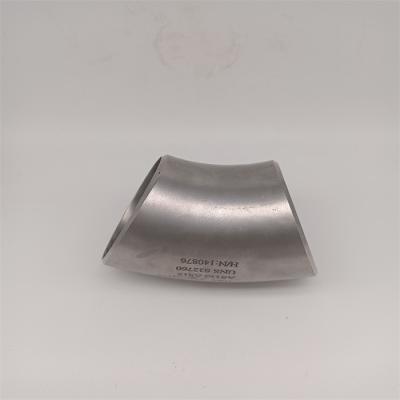 China ASME B16.9 Butt Weld Fittings Stainless Steel 45 Degree Long Radius Elbow for sale