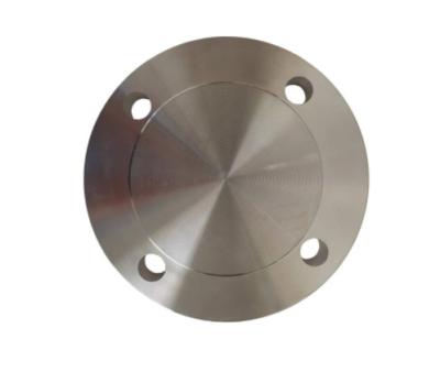 China Blind Flange 316/304L Stainless Steel 2'' Class 150 Silver Vacuum Fitting for sale
