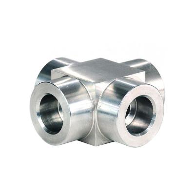 중국 기름 물을 위한 교차하는 소켓 웰드 스테인레스 강 1 인치 3000# 맞춤 판매용