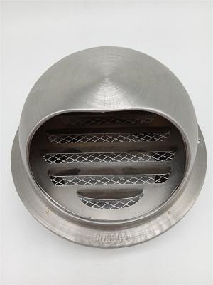 Cina Le coperture del giro dell'acciaio inossidabile del cappuccio 10inch 304 dello sfiato della parete scaricano la griglia di ventilazione in vendita