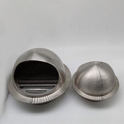 Cina Argento Louvered di acciaio inossidabile 304 dello sfiatatoio della griglia rotonda a 5 pollici dello scarico in vendita