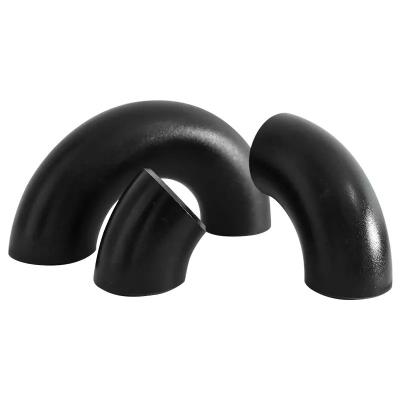 China ASME B16.9 A234 90 extremidade longa do raio do MS 1.5D do grau soldou os encaixes de tubulação do aço carbono dobra cotovelos sem emenda à venda