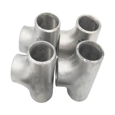China Pipe Fittings Nickel Alloy Unequal Equal Customized Size Hastelloy C276 B366 WPHC276 Tee Butt Welding Tee for sale