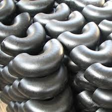 중국 탄소강 180도 SCH40 팔꿈치 파이프 부착 ASTM A234 WPB 판매용