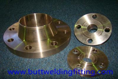 China SCH60 B16.9 12'' Forged Steel Flanges Copper Nickel 90/10 WN Flange150lb to 2500lb FF for sale
