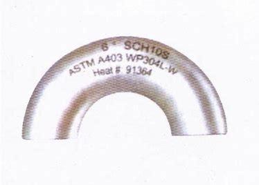 Chine Stainless Steel Ss304/316 Elbow 180° LR Elbow Class 3000 Butt Weld Elbow Pipe Fittings à vendre