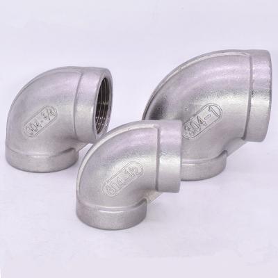 Chine 90 Degree Elbow Stainless Steel Pipe Fittings Forged Fittings Threaded Elbow à vendre