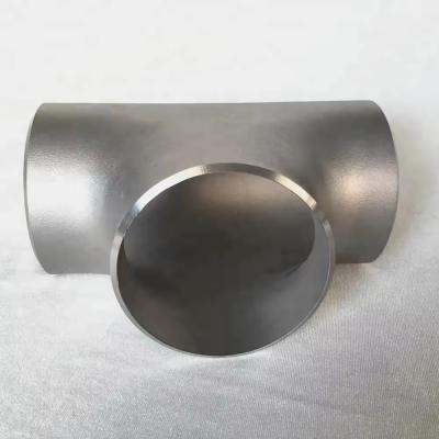 China Stainless steel tee Industrial grade hot press tee Chemical corrosion resistance 304 316 stainless steel seamless tee for sale
