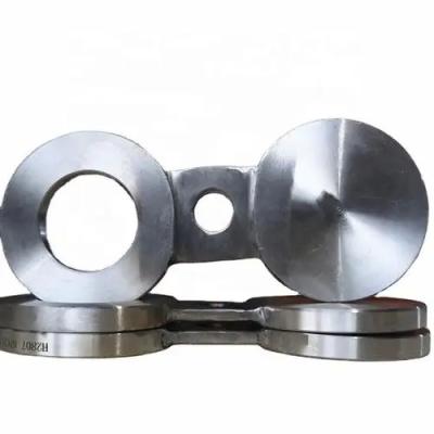 China Customized Standard Stainless Steel Spectacle Blind Flange Ss304 316 Forged Spectacle Fitting Pipe Flange Cover for sale